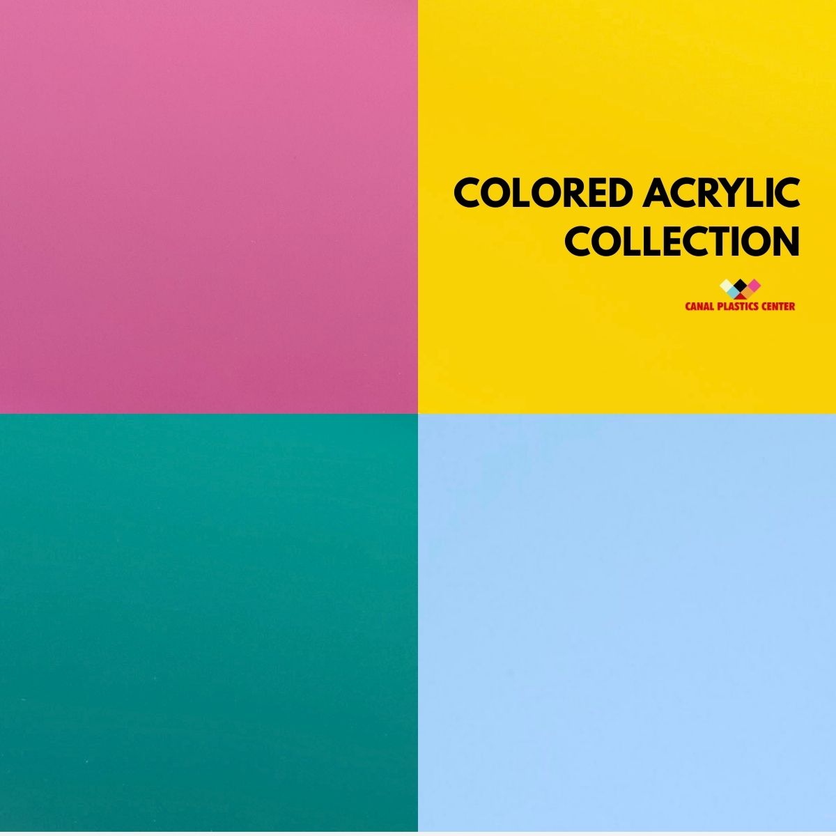 Colored Acrylic Sheets | 150+ Colors | Canal Plastics Center