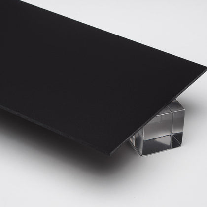 Black Opaque P95 Matte Acrylic Plexiglass Sheet – Canal Plastics Center