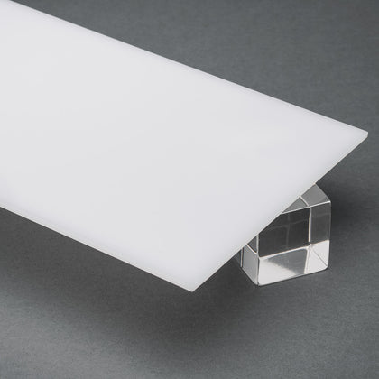 White Translucent P95 Matte Acrylic Plexiglass Sheet – Canal Plastics ...