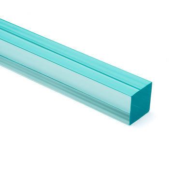 Green Edge Acrylic Square Rod | Canal Plastics Center