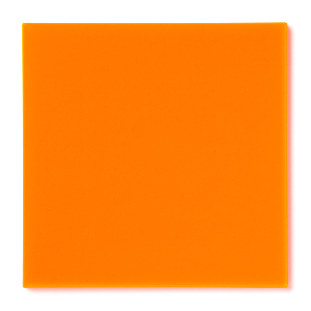 Orange Fluorescent Acrylic Plexiglass Sheet | Canal Plastics Center