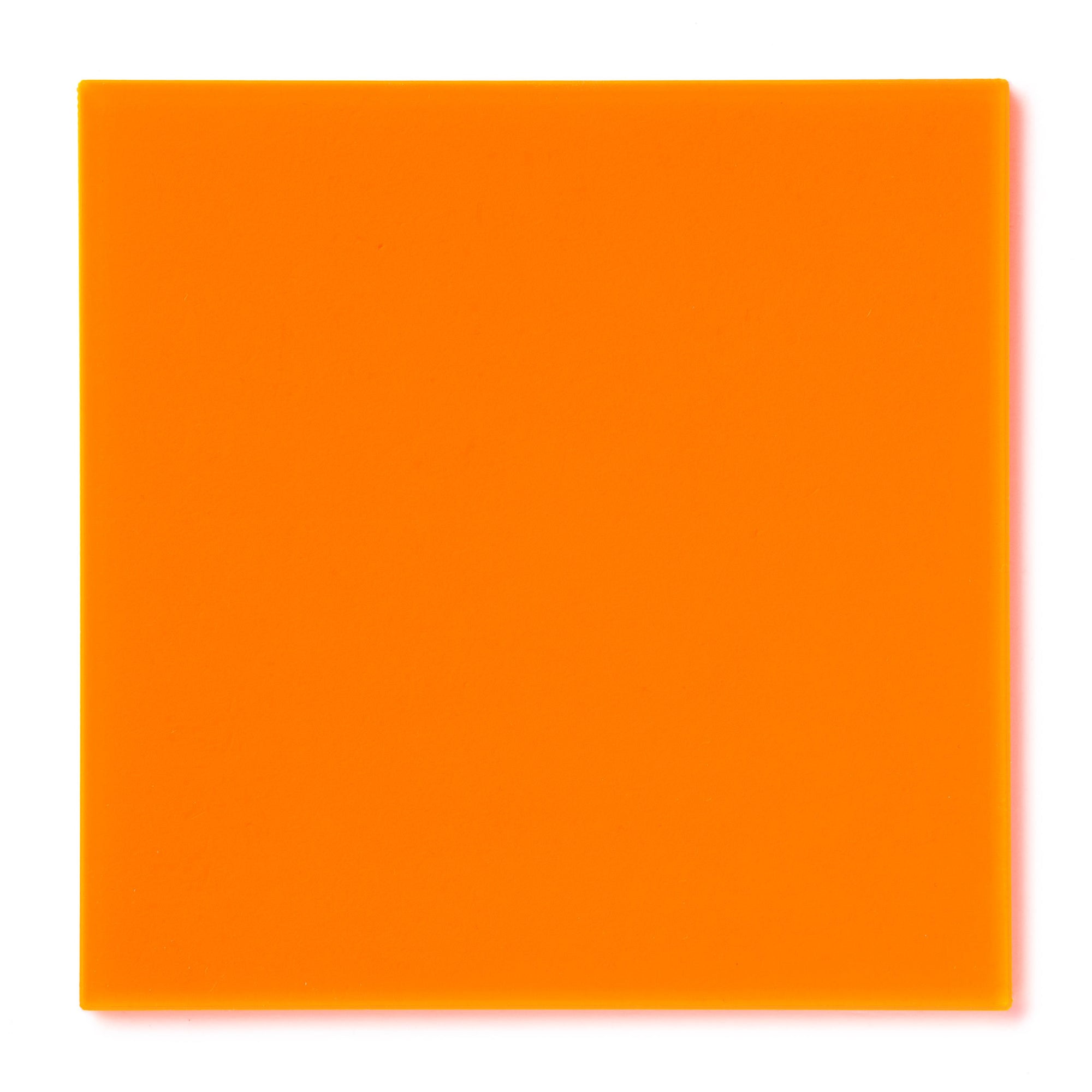 Orange Fluorescent Acrylic Plexiglass Sheet | Canal Plastics Center
