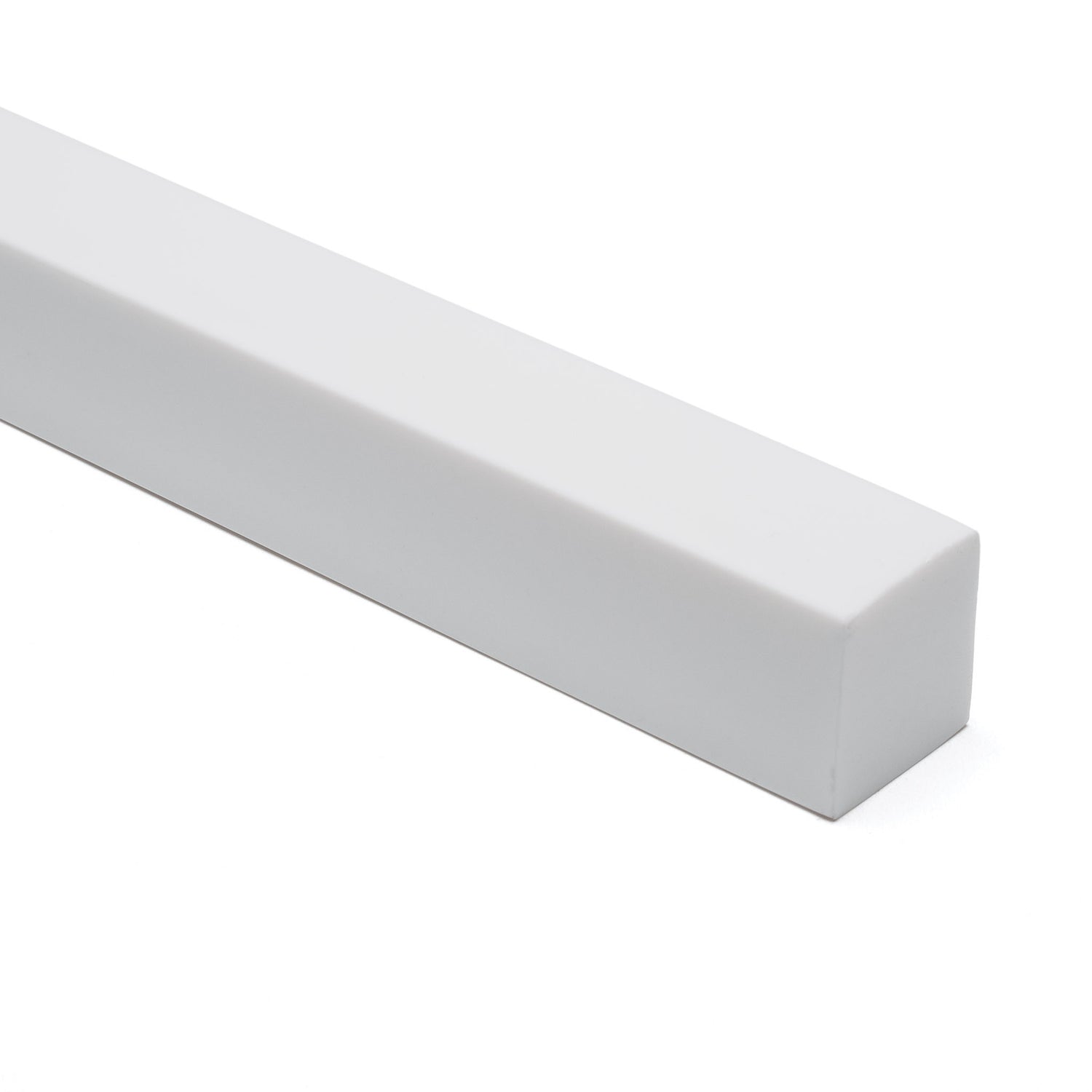 White Opaque Acrylic Square Rod | Canal Plastics Center