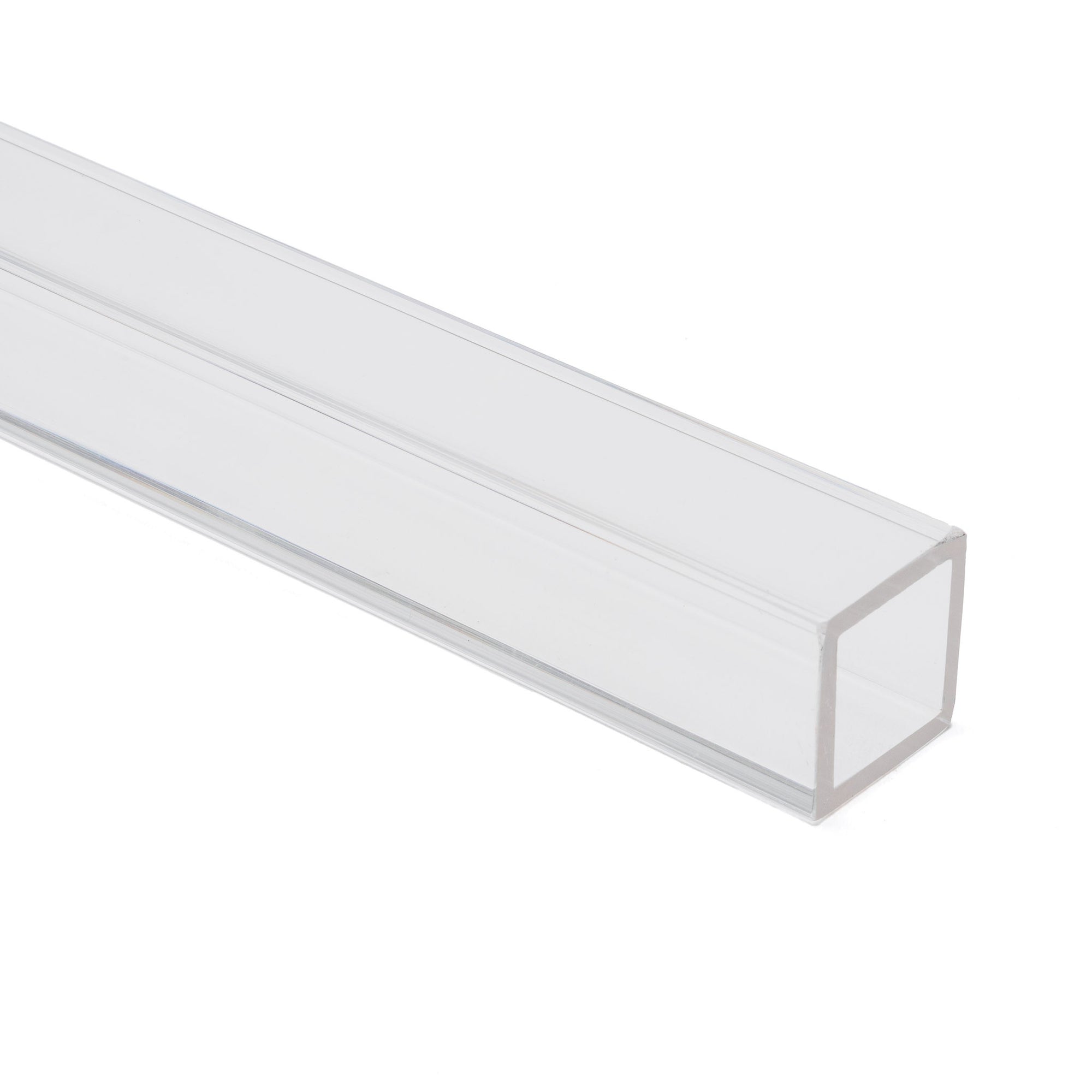 Clear Colorless Acrylic Square Tube | Canal Plastics Center