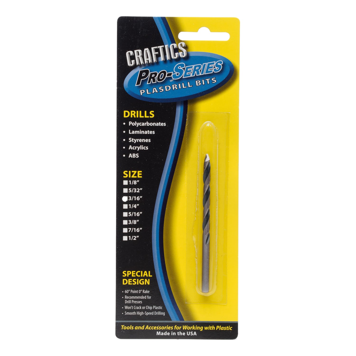 Craftics Pro-Series Plastic Drill Bit | Canal Plastics Center