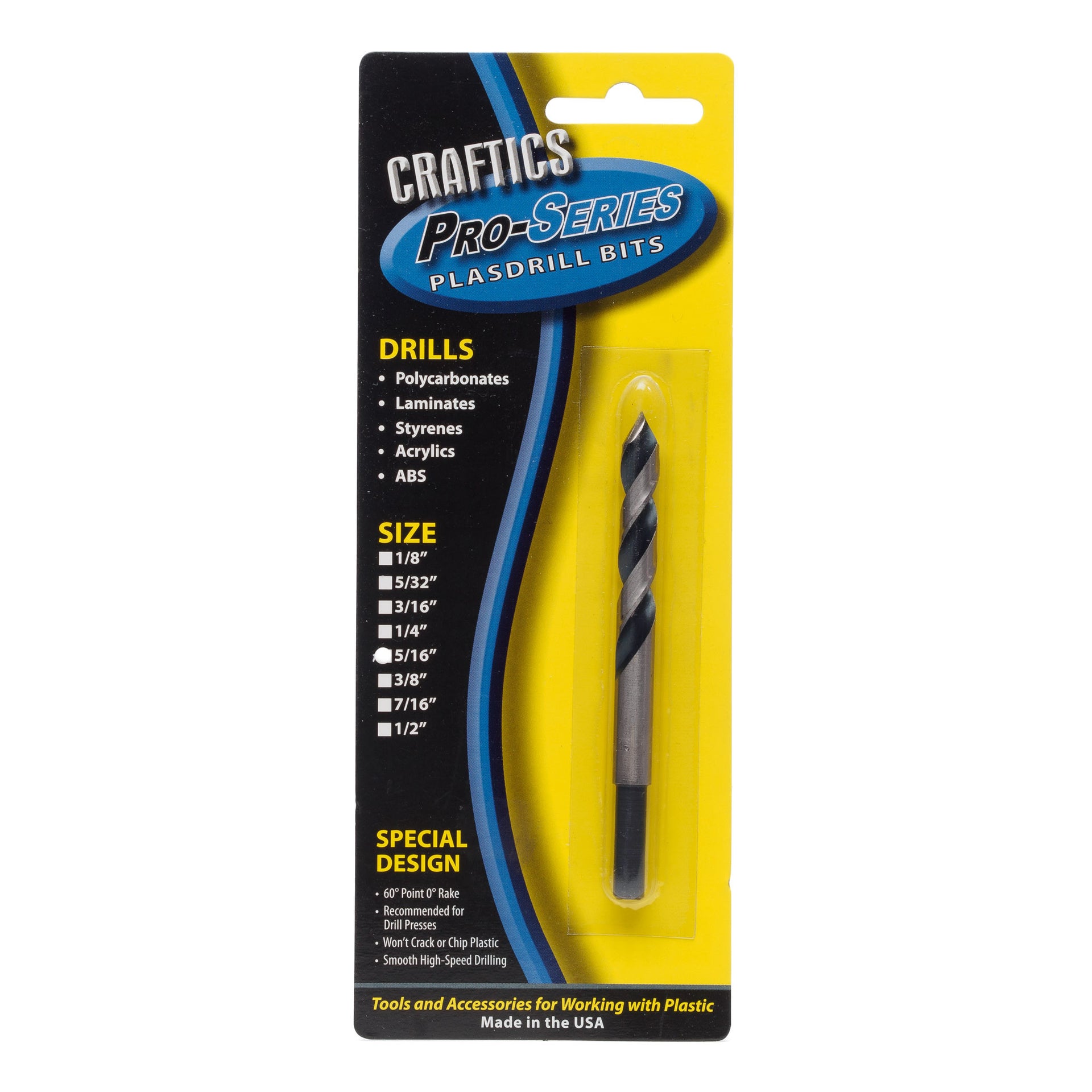 Craftics Pro-Series Plastic Drill Bit | Canal Plastics Center