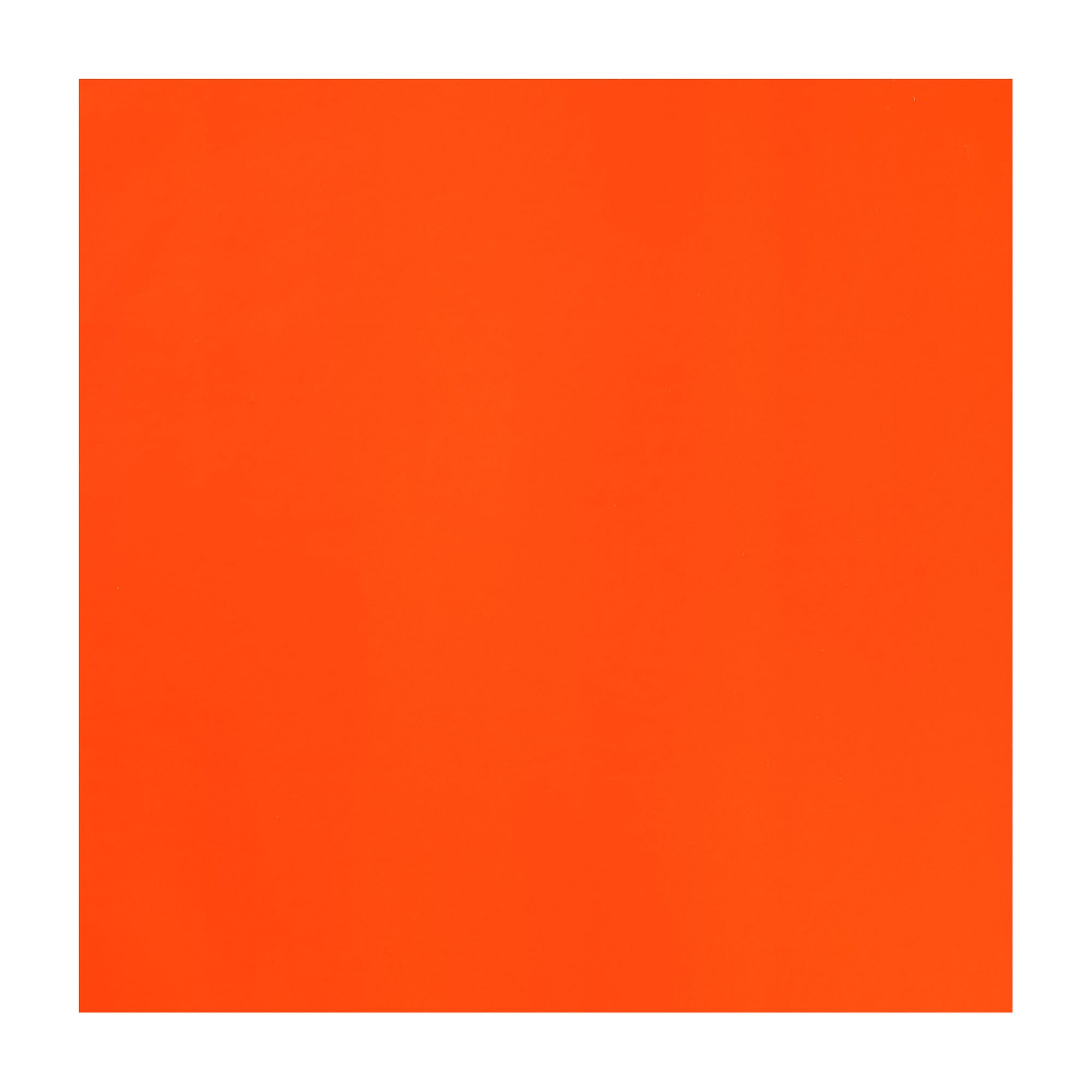 Fluorescent Orange Opaque Decorative Film | Canal Plastics Center