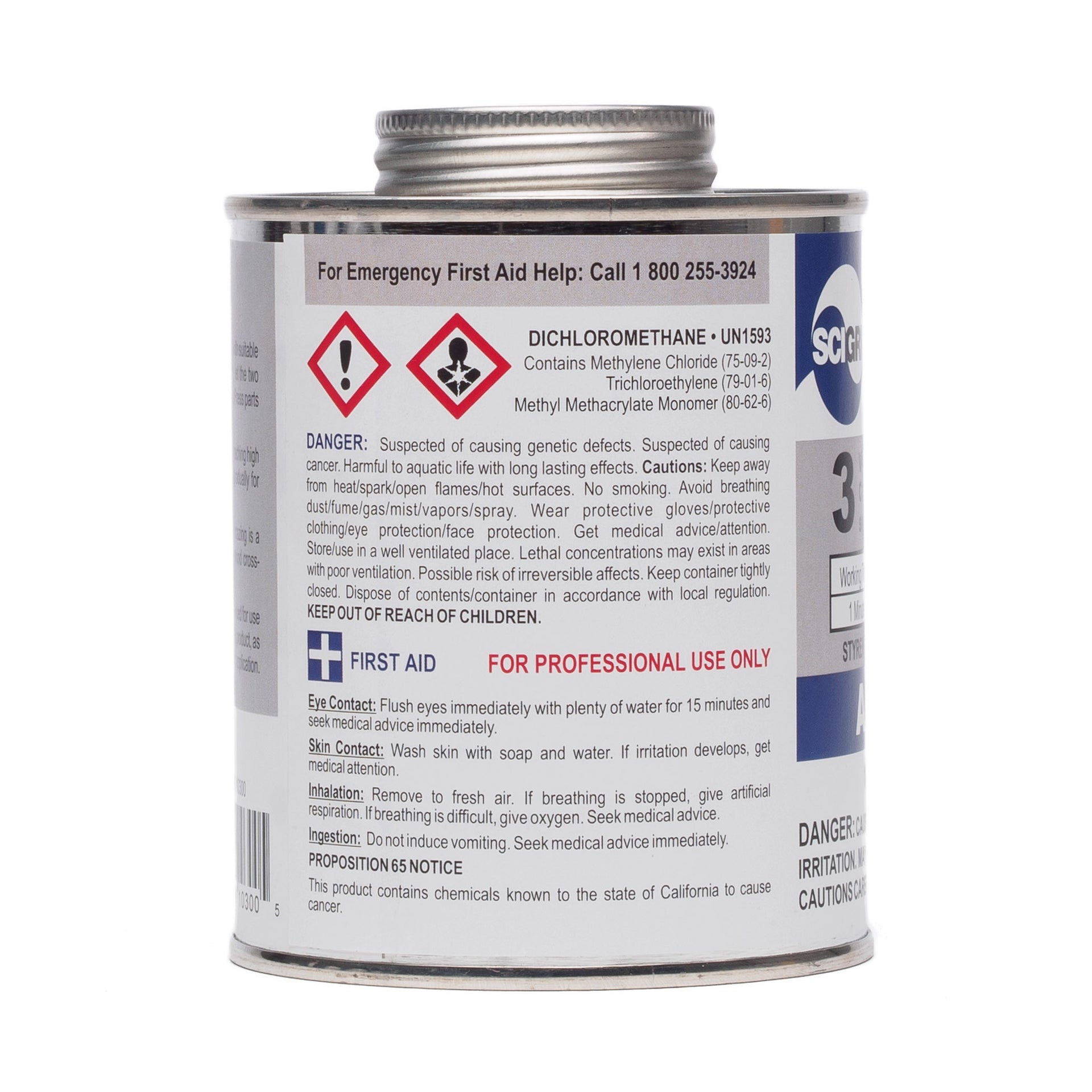 IPS Sci-Grip 3 Acrylic Solvent Cement | Canal Plastics Center